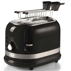 Ariete Moderna 2 Slice Bread Toaster, 815 W, Black Price