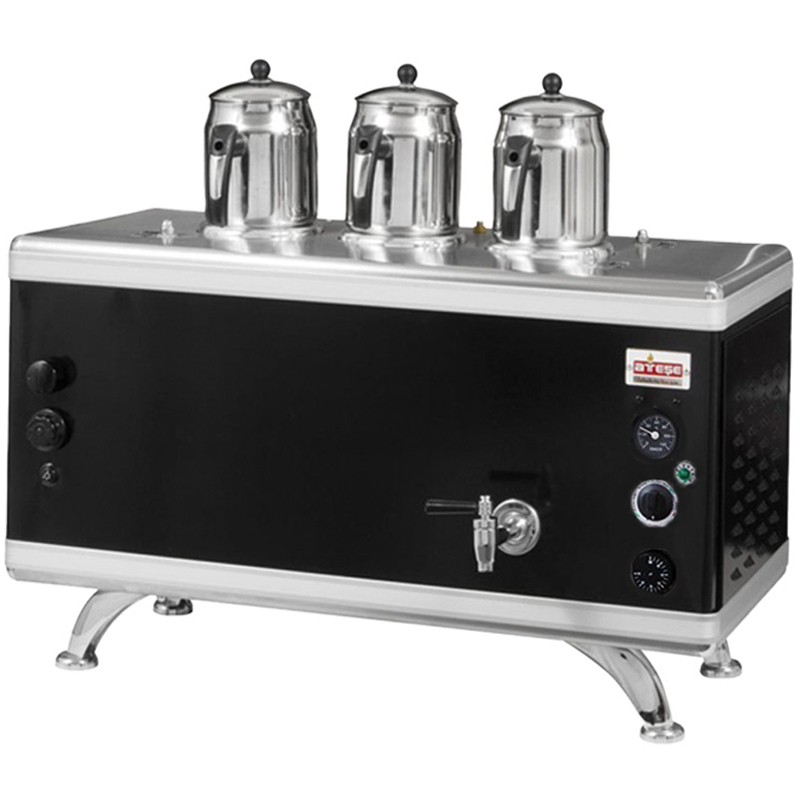Ateşe Gold Compact Analog Tea Boiler, Static Painted, Gas Electric, 3 ...