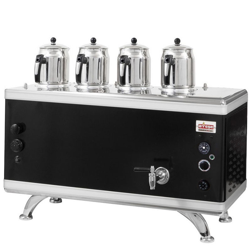 Ateşe Gold Compact Analog Tea Boiler, Static Painted, Gas Electric, 4 ...