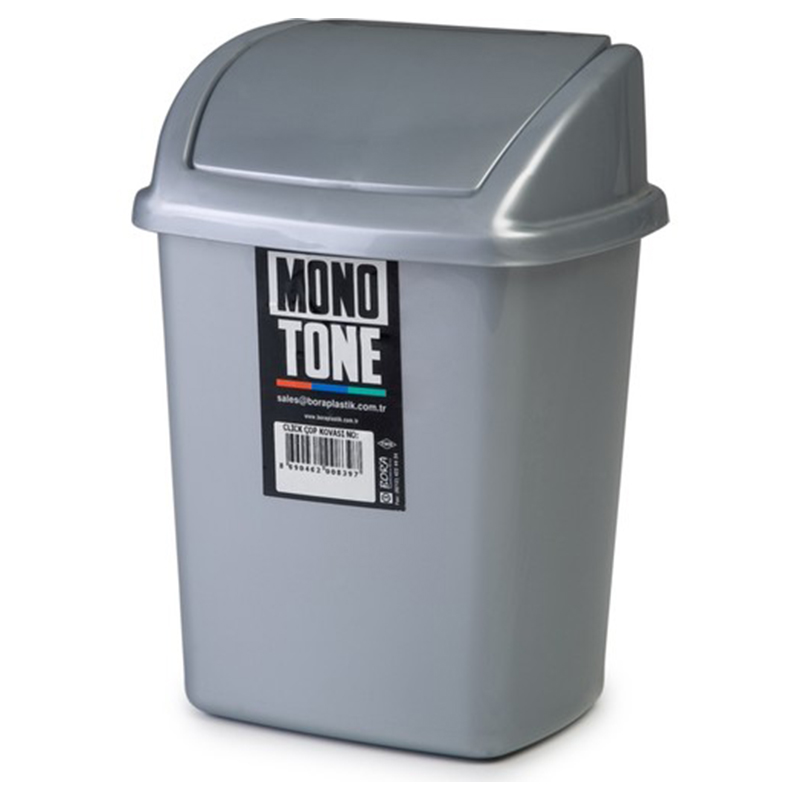 Bora Plastik Click Çöp Kovası, No 2, 8 Lt, BO840 Fiyatı