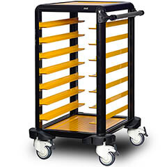 Gastrolley Single Tray Transport Trolley, 7 Shelves, Open Sides Price