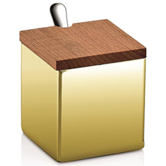 Groovy GRV-68 Single Spice Rack, Square, Gold Price