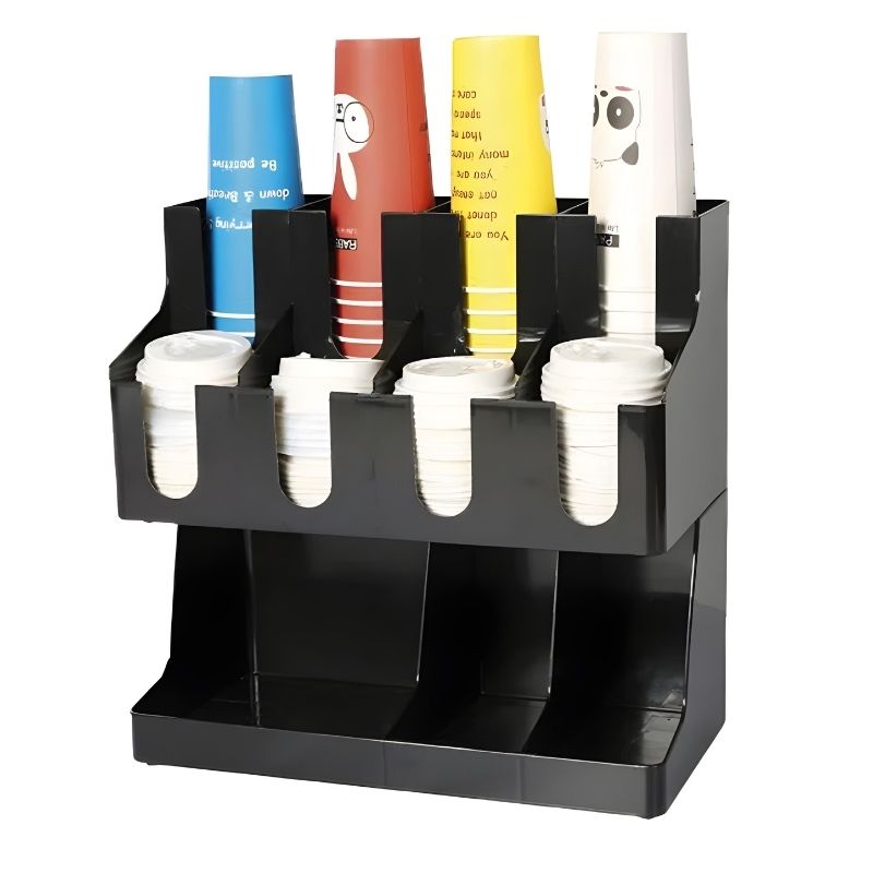 Groovy Plastic Cardboard Cup Stand, Organizer, 41x21x40 cm Price