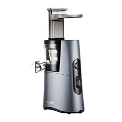 Hurom H-AA ALPHA Juicer, Slow Juicing, Midnight Blue 500 ml Chamber ...