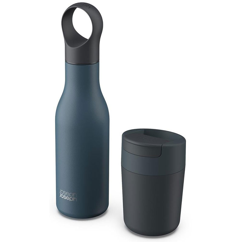 Joseph Joseph Mug and Bottle Set, Navy Price