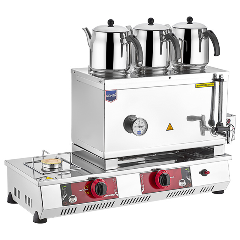 Remta N13(E) 55 Model Çay Ocağı, Doğalgazlı ve Elektrikli, 3 Demlikli ...