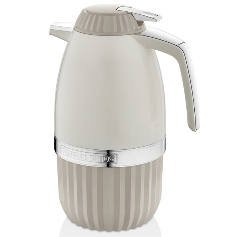 Star Thermos Elegant Plus, Glass Thermos, 2 Lt, Beige Price