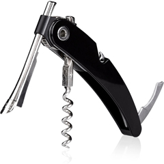 Vacu Vin Single Pull Corkscrew, Black Price