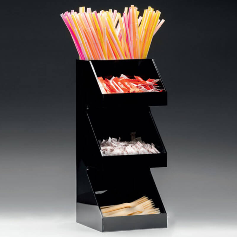 Zicco Multipurpose Display Stand, Acrylic, 3 Tier, 20x20x48 cm Price