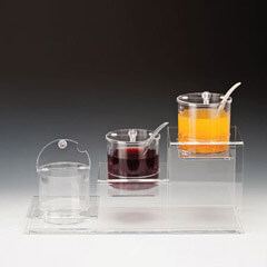 Zicco Polycarbonate Sauce and Jam Stand, Set of 3, Ladder Model, 1.5 lt ...